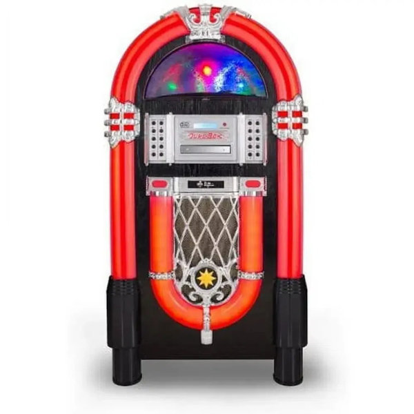 Jukebox Retro Jukebox Wireless Sound System | Wayfair.co.uk