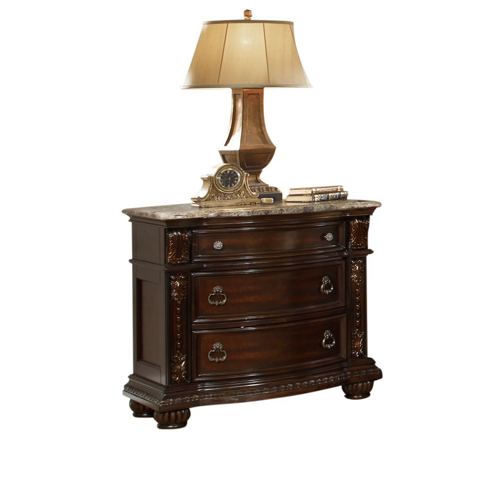 Bloomsbury Market Calera Night Stand Dark Walnut | Wayfair