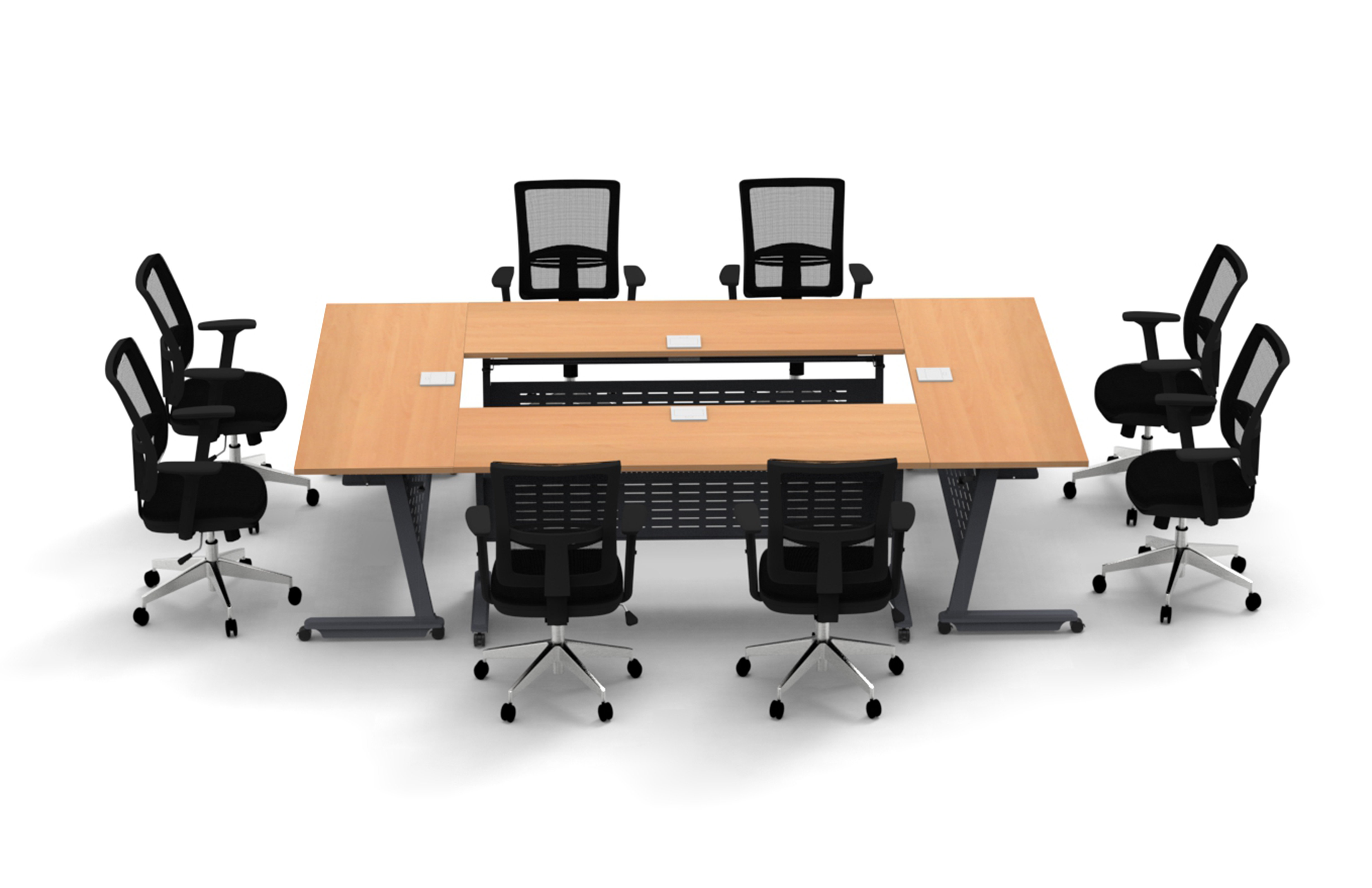 Team Tables Training Table and Chair Set with Casters - Wayfair Canada