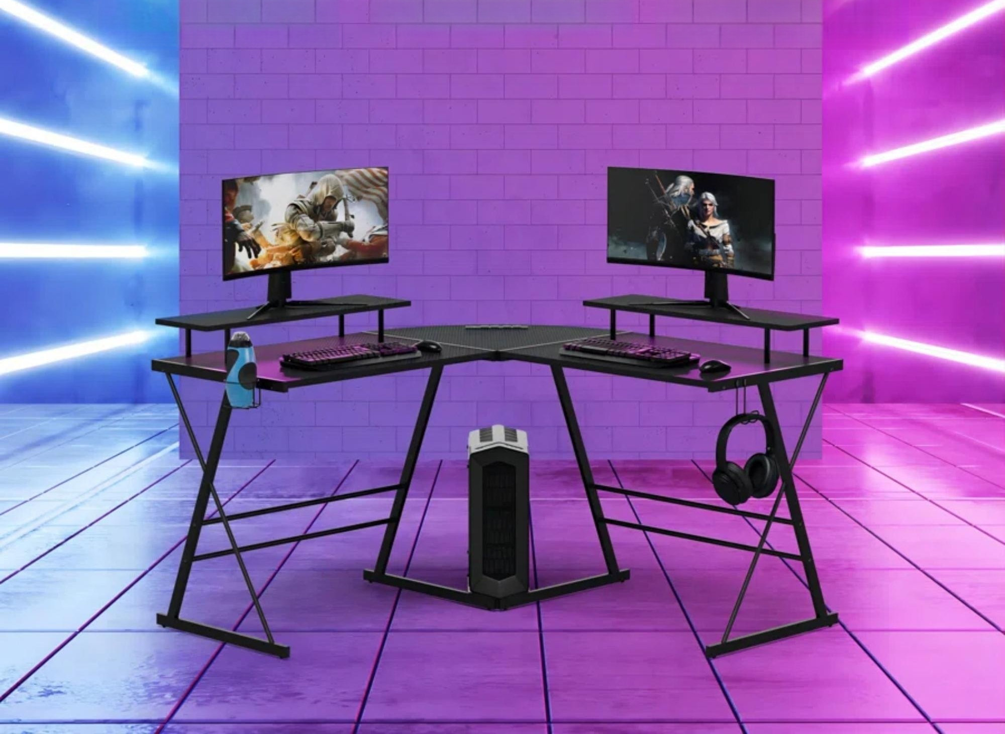 Inbox Zero Dezya Computer Table - Wayfair Canada