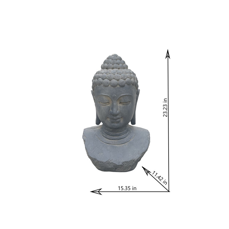 Hi-Line Gift Ltd. Serenity Enlightened Zen Buddha Head Statue & Reviews ...