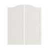 SwingingCafeDoors Paneled Manufactured Wood Primed Café Door & Reviews ...