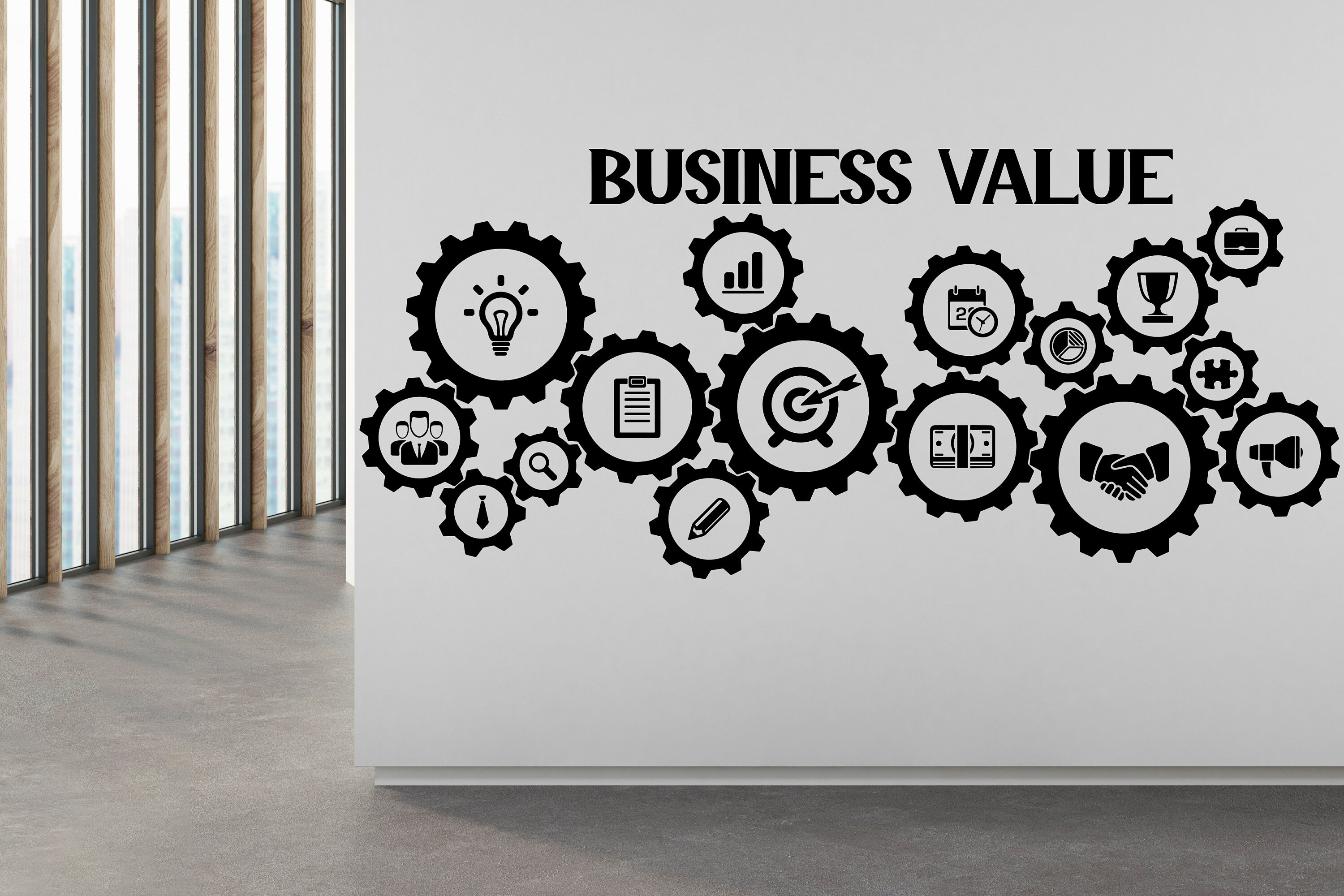 Trinx Office Wall Decal, busness value sticker office decor | Wayfair