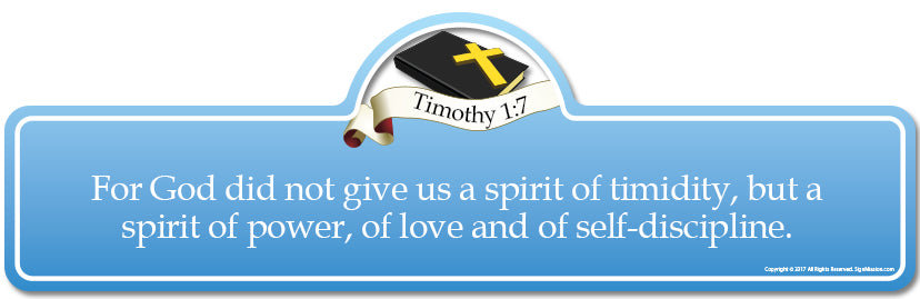 SignMission Timothy 1.7 Blue Street Sign Heavy Duty Plastic 6" X 18 ...