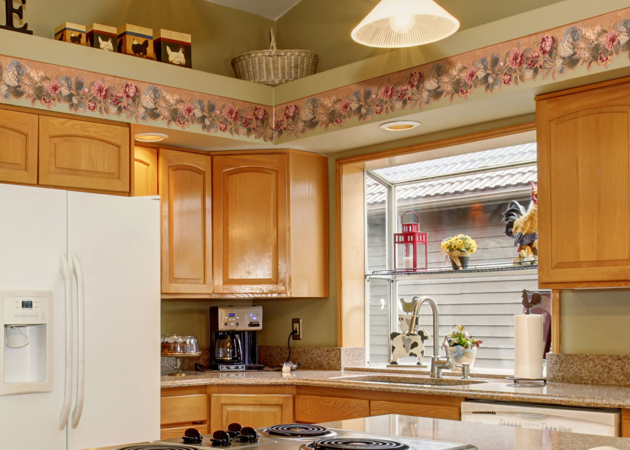 Winston Porter Karess 15' L x 6.5" W Wallpaper Border | Wayfair