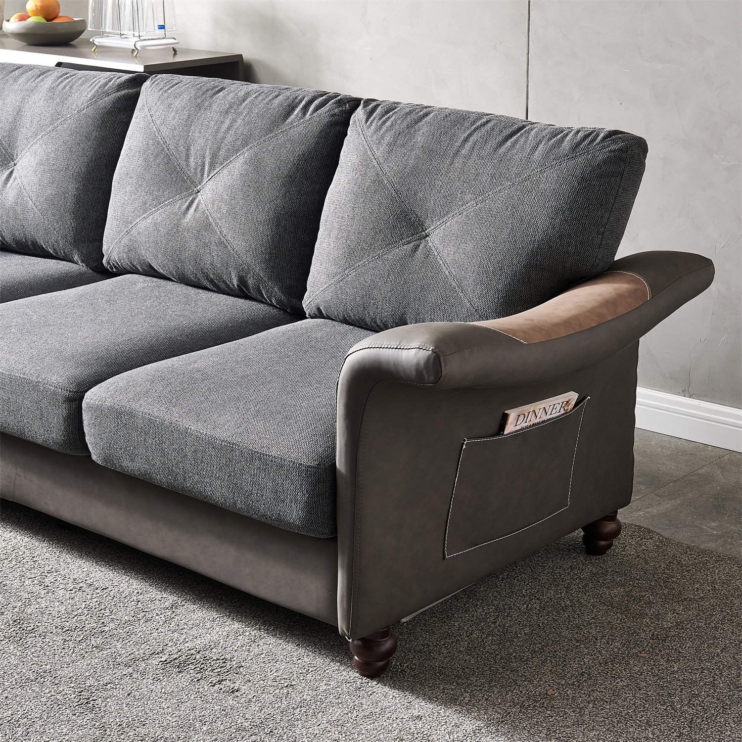Alcott Hill® Adysin 84.6" Flared Arm Sofa | Wayfair