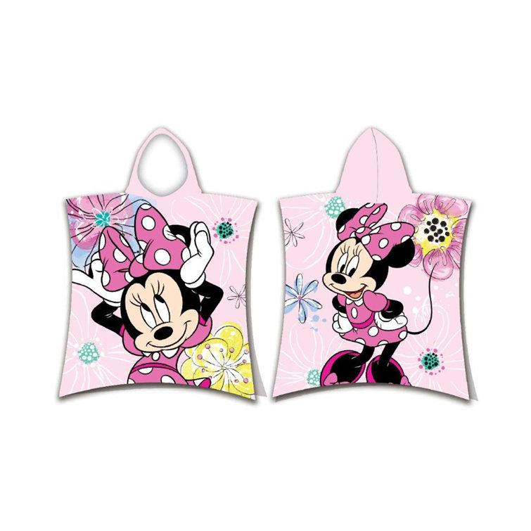 Disney Minnie Mouse Bow Hooded Towel | Wayfair.co.uk