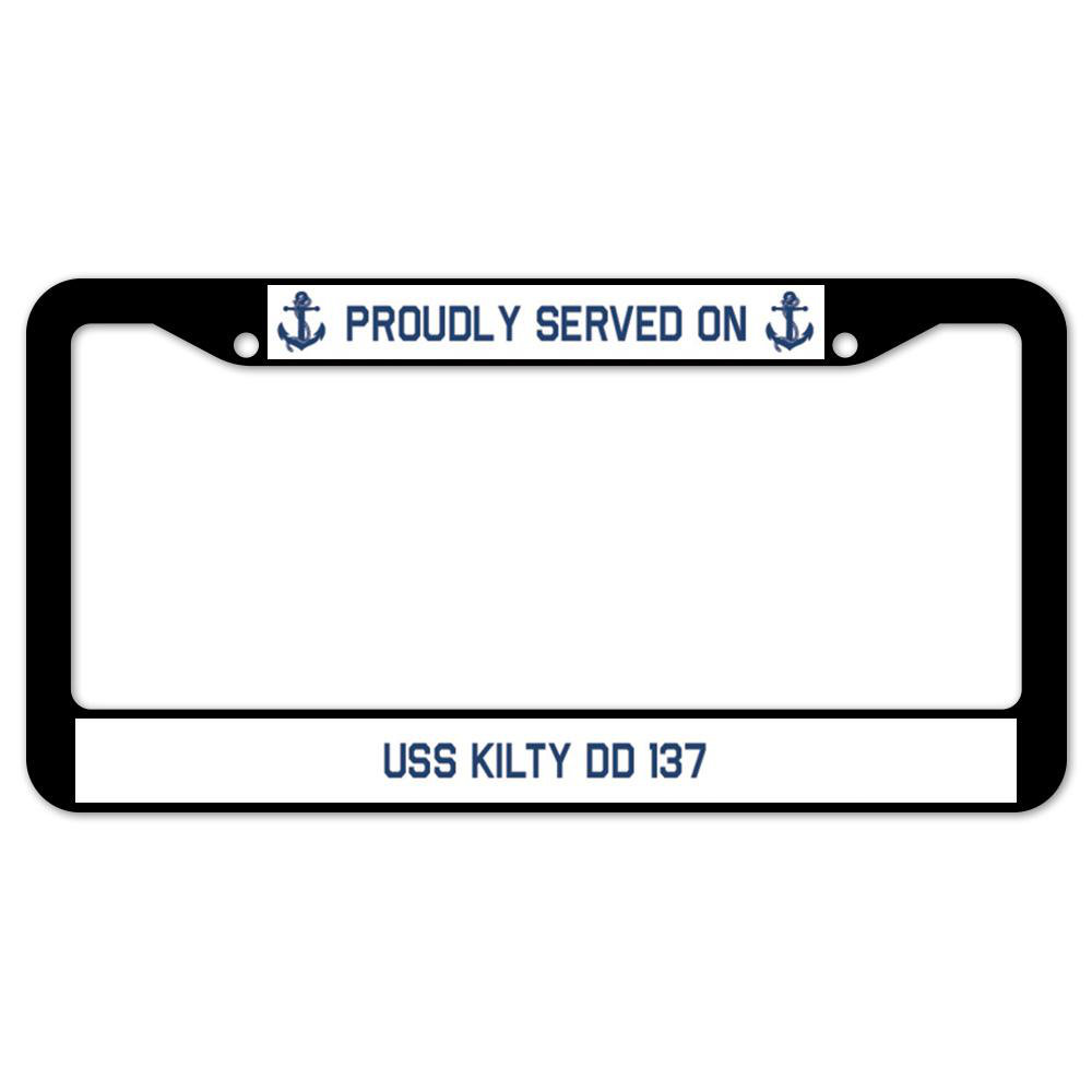 SignMission Proudly Served on USS KILTY DD 137 Plate Frame | Wayfair