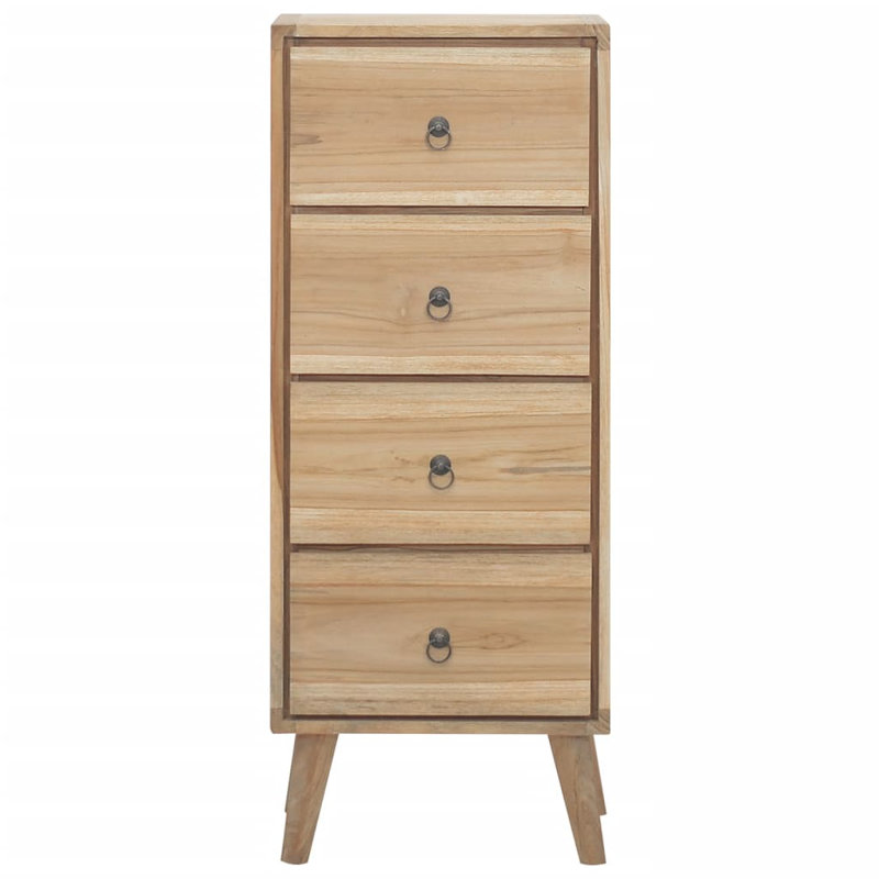 Millwood Pines Cheresa Solid Wood 4 - Drawer Accent Chest | Wayfair