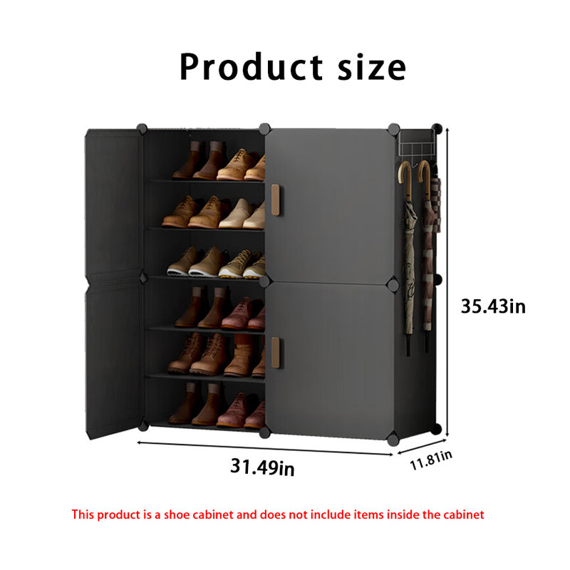 Hokku Designs 24 Pair Shoe Rack | Wayfair