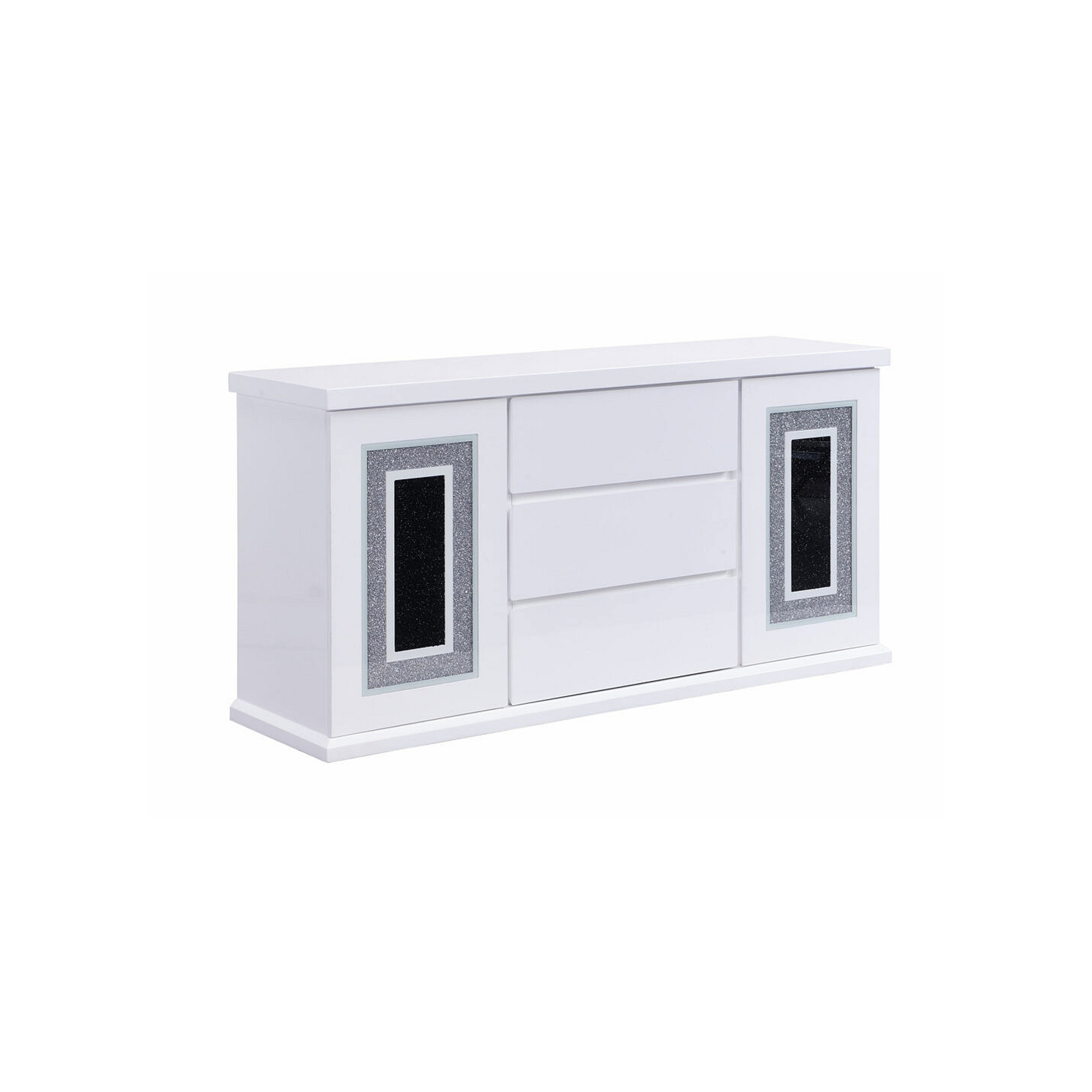 Everly Quinn Sideboard Buffet Cabinet Living Room Storage Cabinet | Wayfair