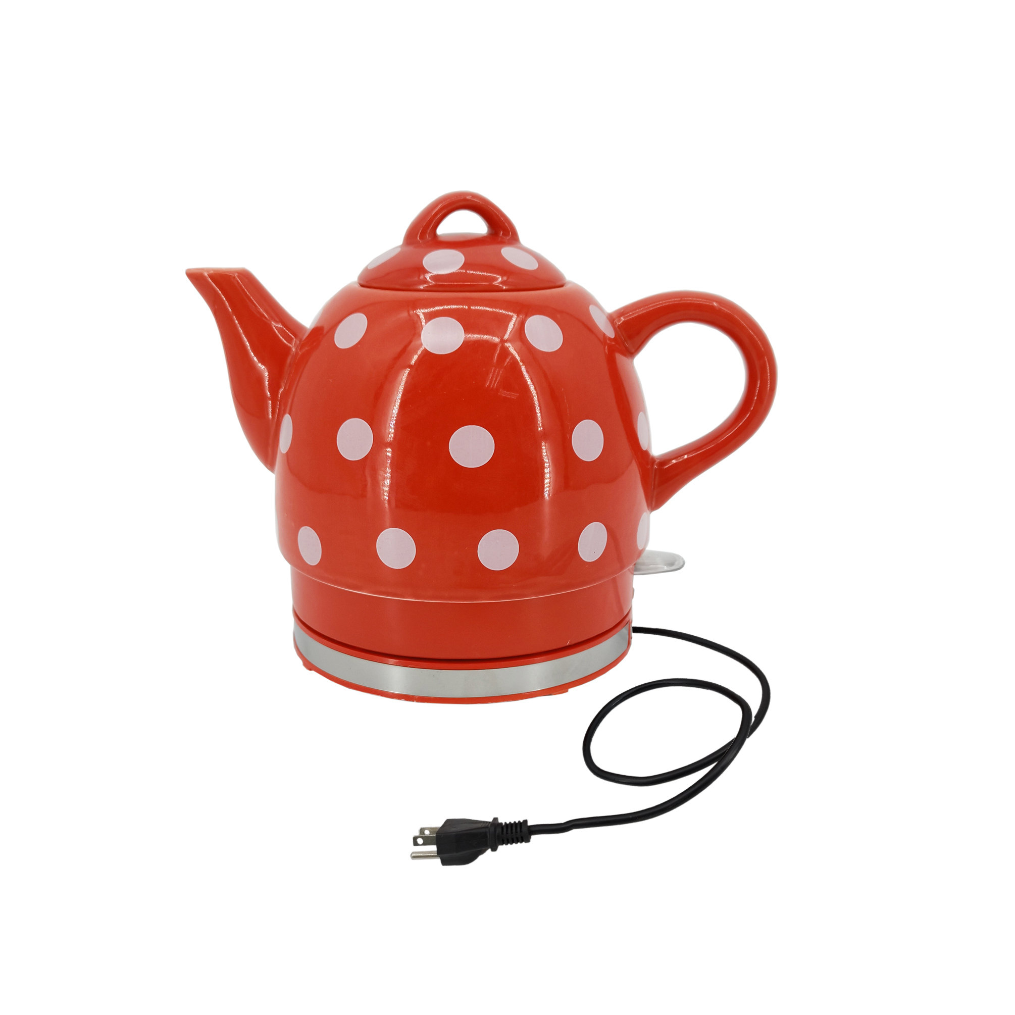 FixtureDisplays 1.06 qt. Ceramic Electric Tea Kettle | Wayfair
