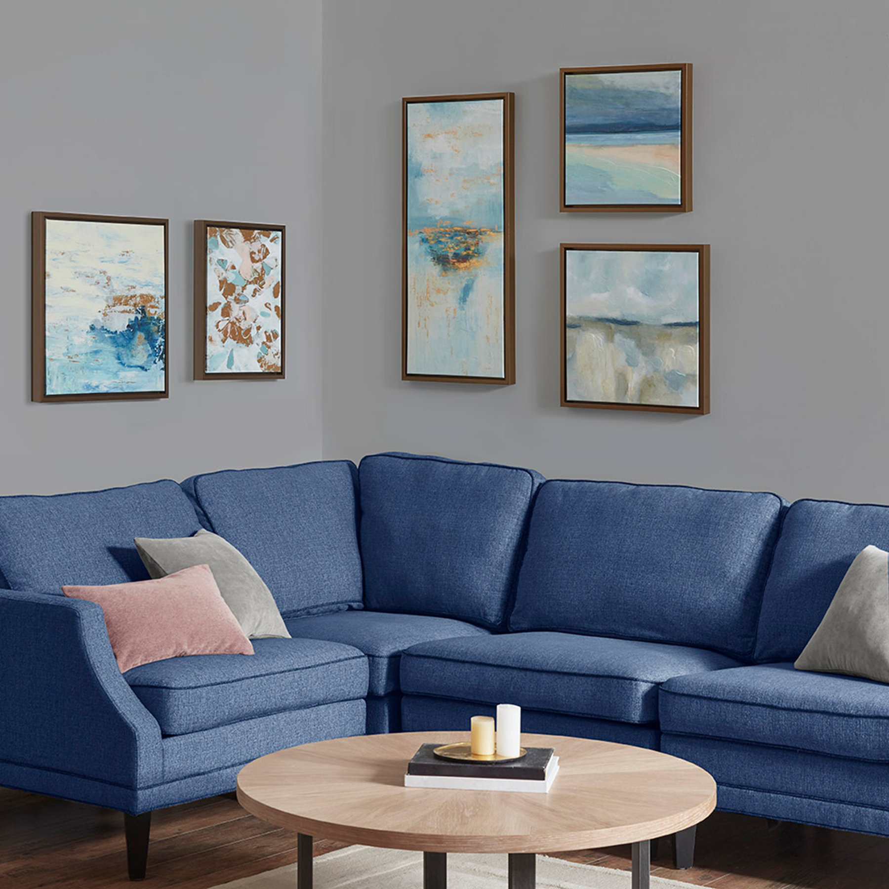 Ivy Bronx 5-piece Gallery Framed Canvas Wall Art Set | Wayfair