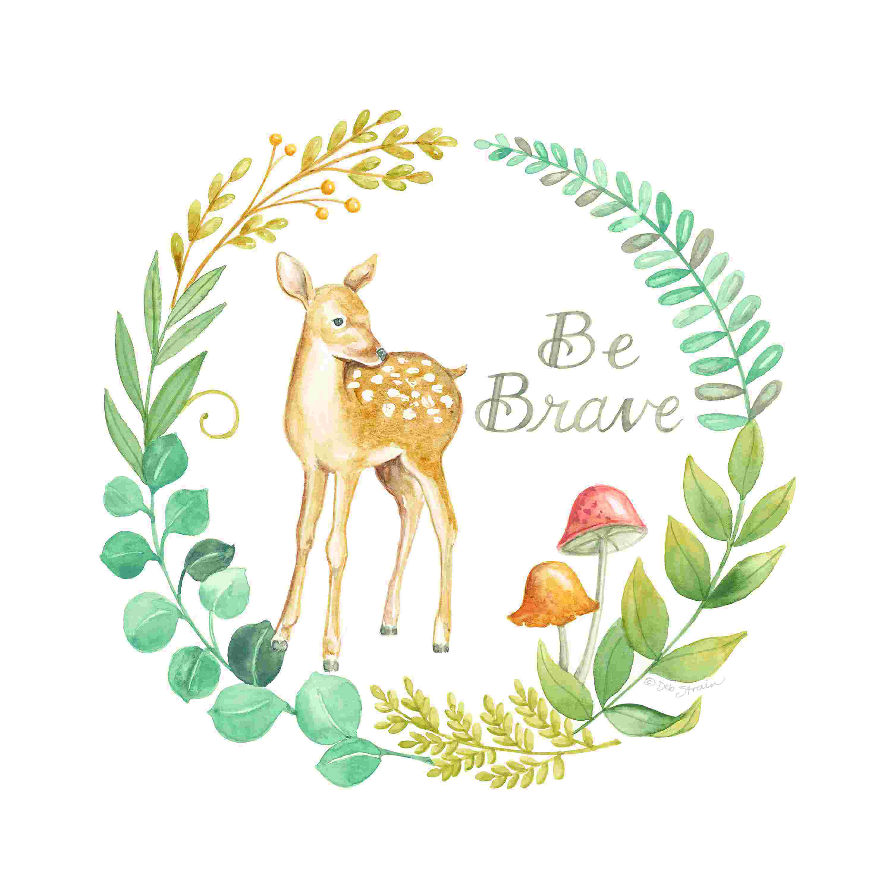 Gracie Oaks 2882826_Be Brave Deer - Wayfair Canada