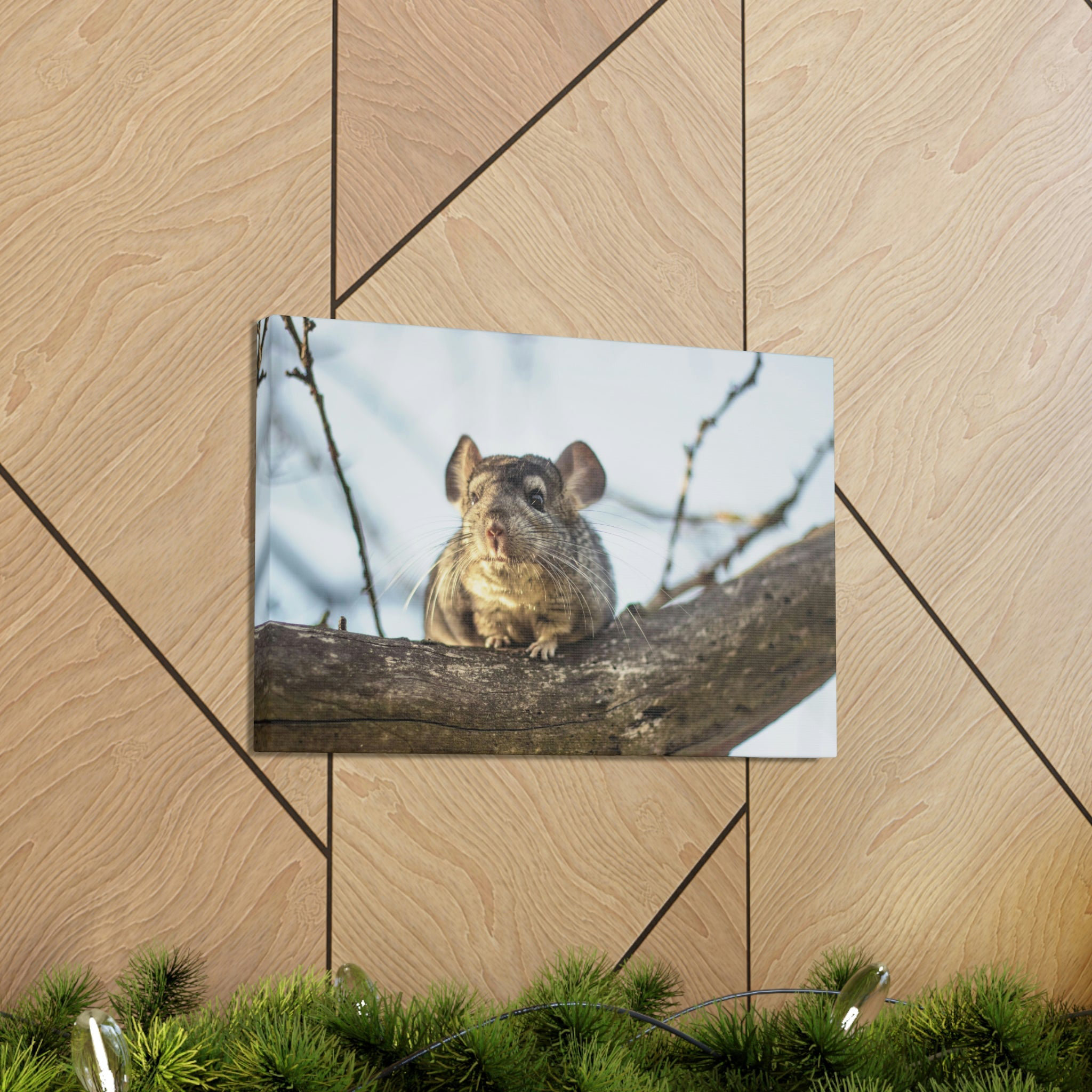 Latitude Run® Chinchilla Hunting Chinchilla on Hunt Print Animal Wall ...