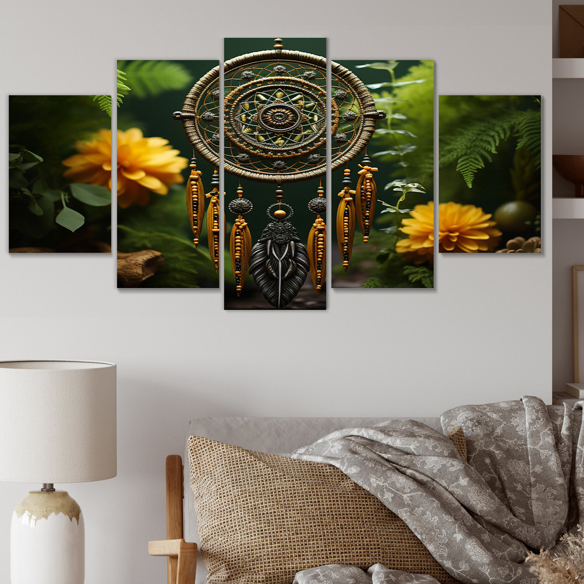 Dakota Fields Native Art Earthly Connections II - Native American Wall ...