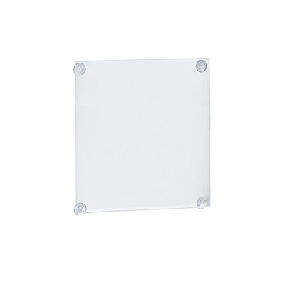 Azar Displays Clear Acrylic Window/Door Sign Holder Frame with Suction ...