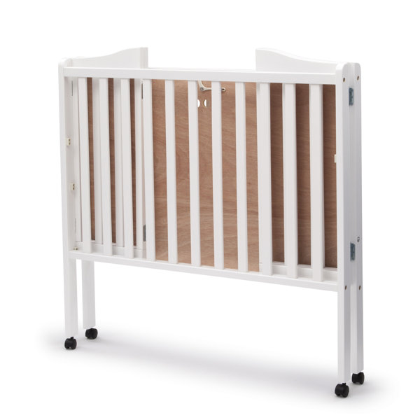 Delta Children Folding Mini Portable Crib with Mattress & Reviews | Wayfair