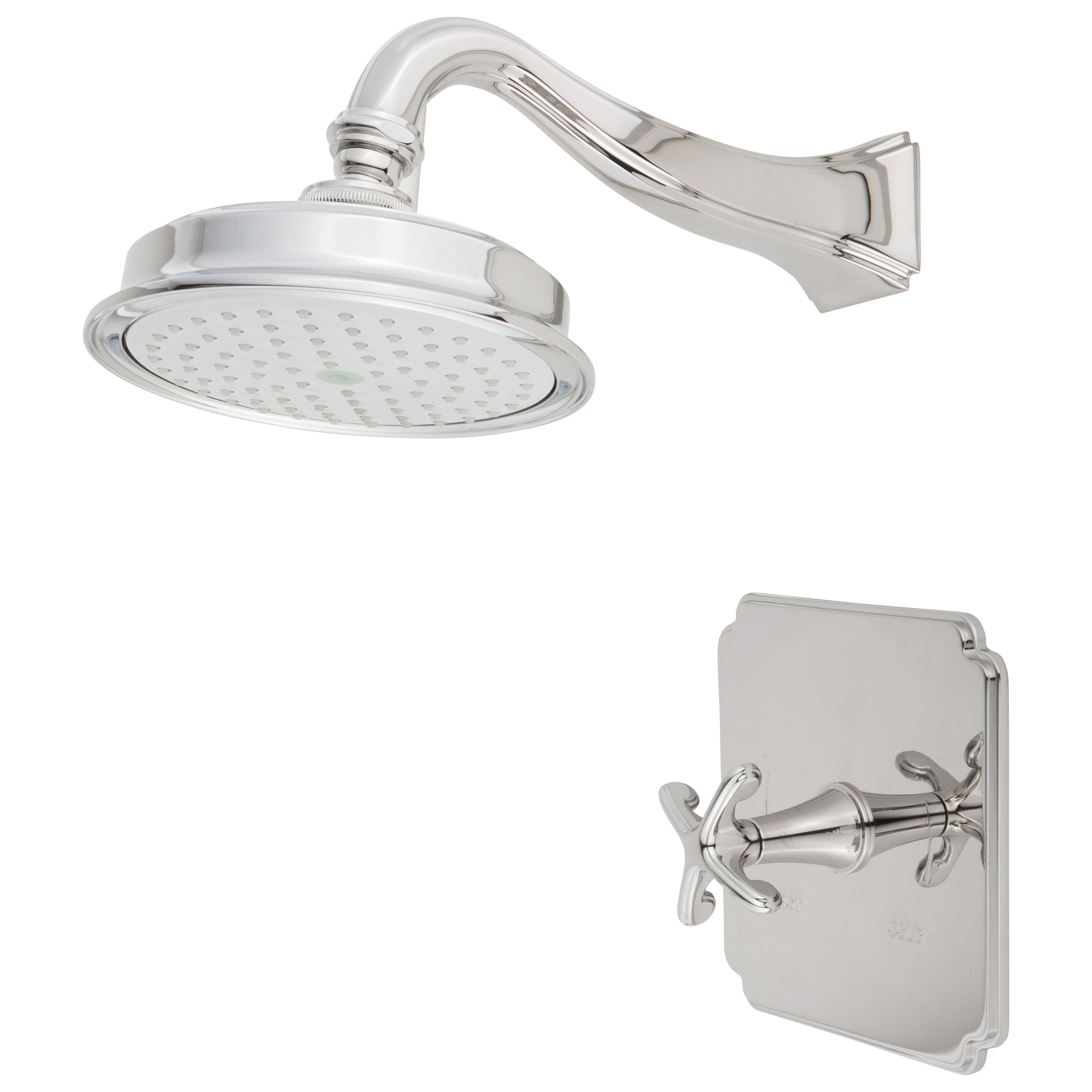 Newport Brass Kiara Balanced Pressure Shower Trim Set with Shower Head ...