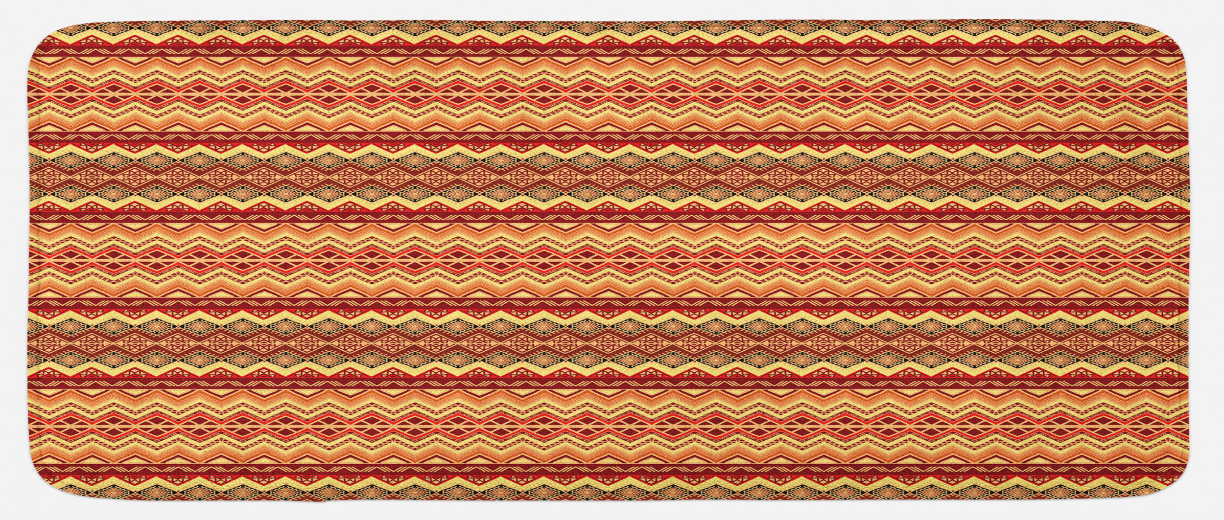 East Urban Home Abstract Kitchen Mat | Wayfair