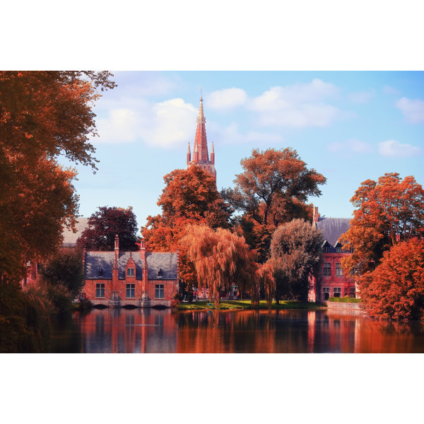Union Rustic Autumn Day In Brugge by Dimarik - Wrapped Canvas Print ...