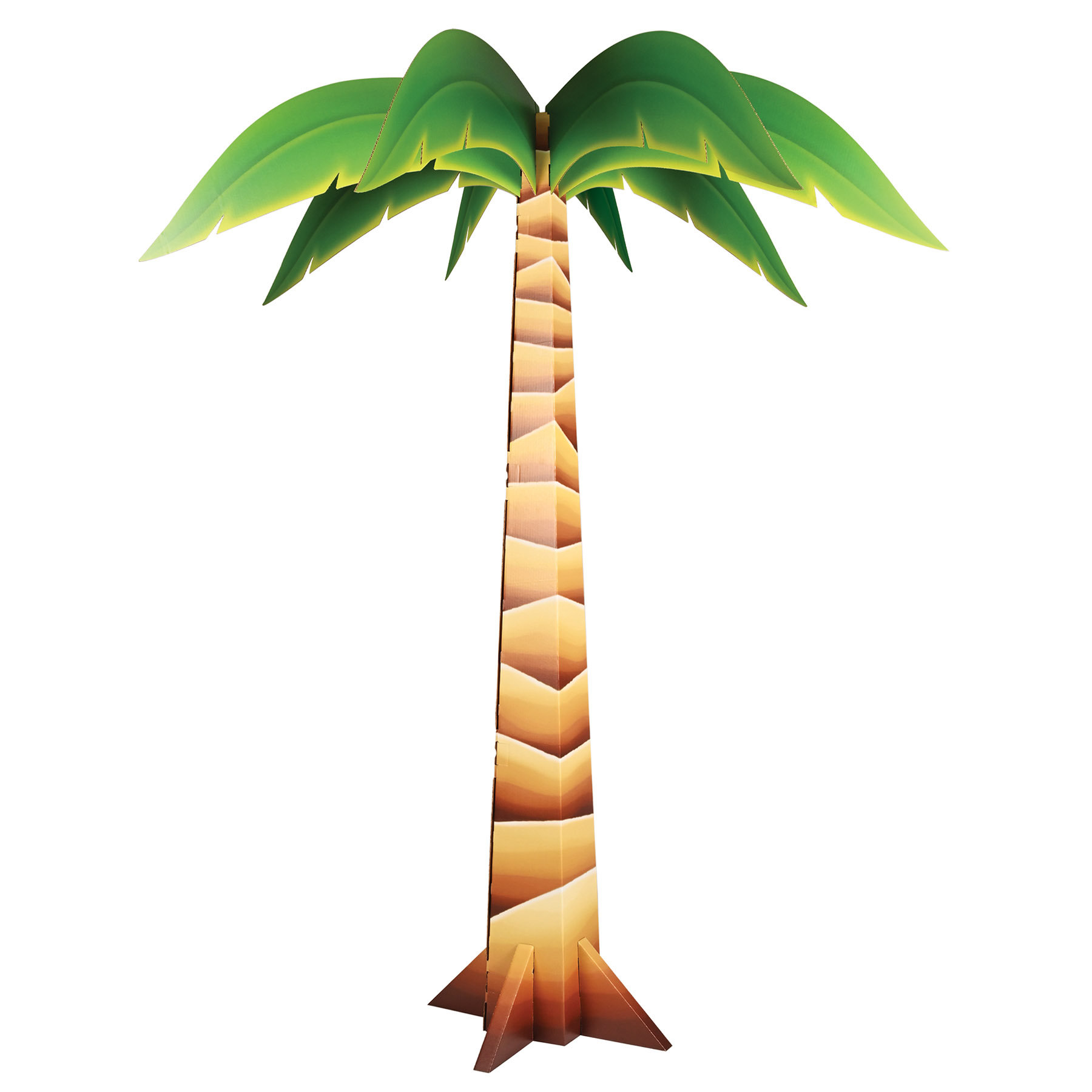 Bayou Breeze 3-D Palm Tree Prop - Pack of 4 | Wayfair