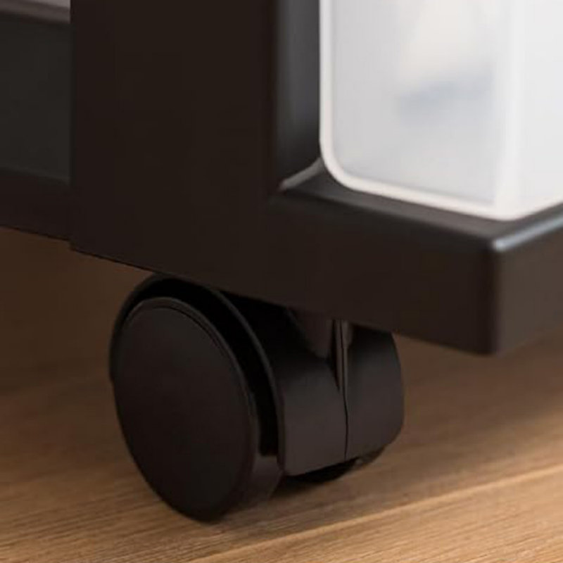 Ameriwood 3 Drawer Wide Storage Drawer Cart with Caster Wheels | Wayfair