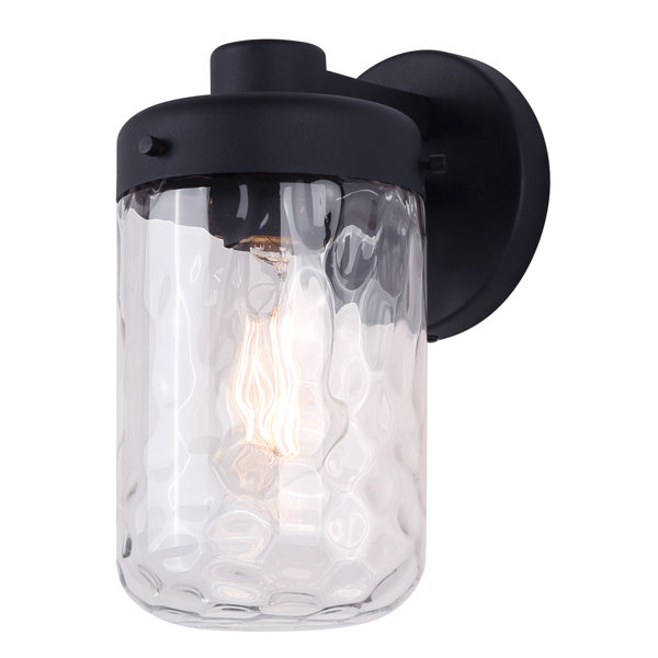 Canarm JUNO 1 Light Outdoor Lantern, Black Finish | Wayfair