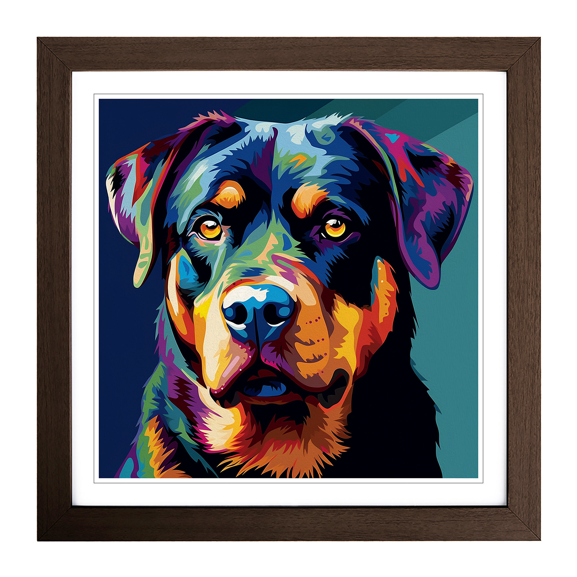 17 Stories Rottweiler Pop No.1 - Print | Wayfair.co.uk