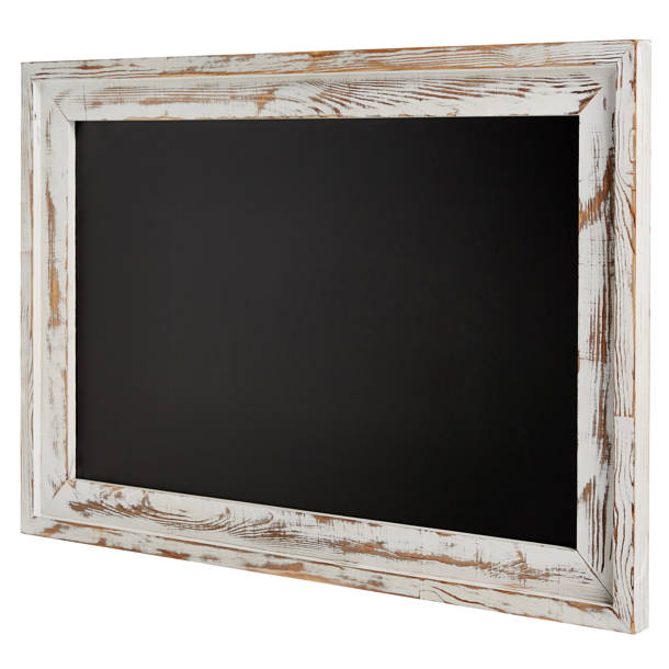 Steelside™ Rustic Light Wall Mounted Chalkboard & Reviews | Wayfair