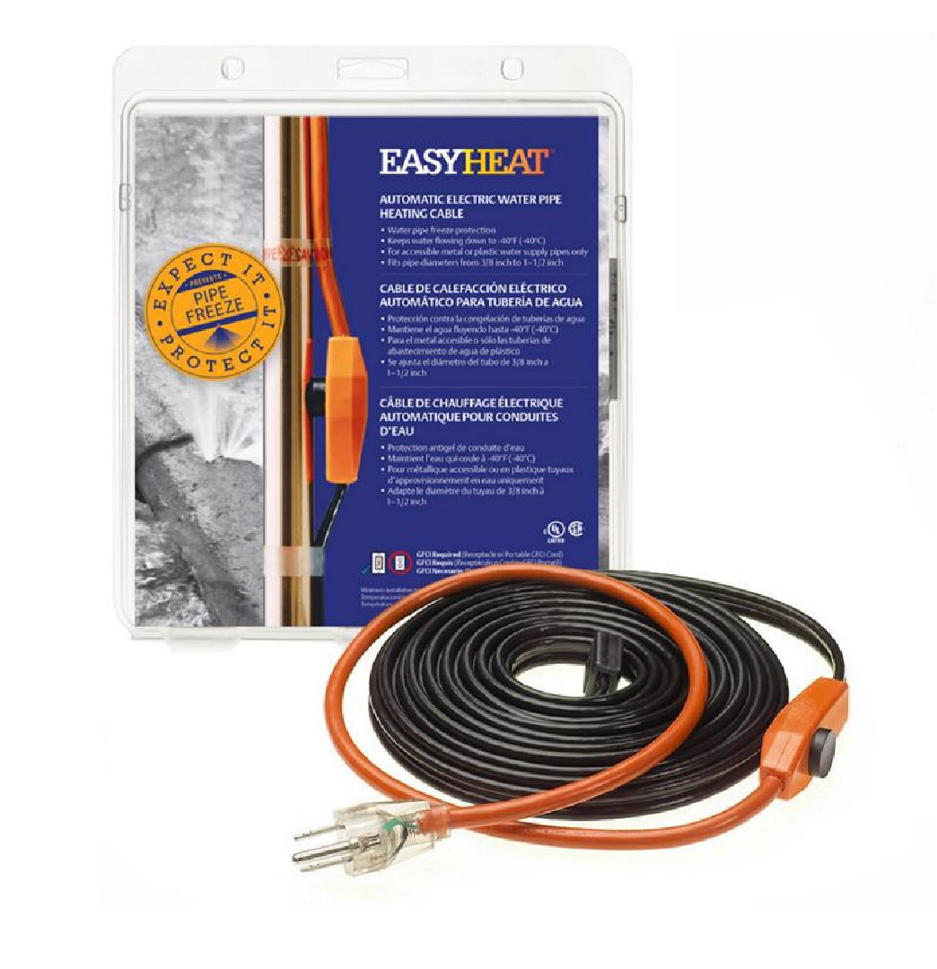 Easy Heat Black/Orange Button Thermostat | Wayfair