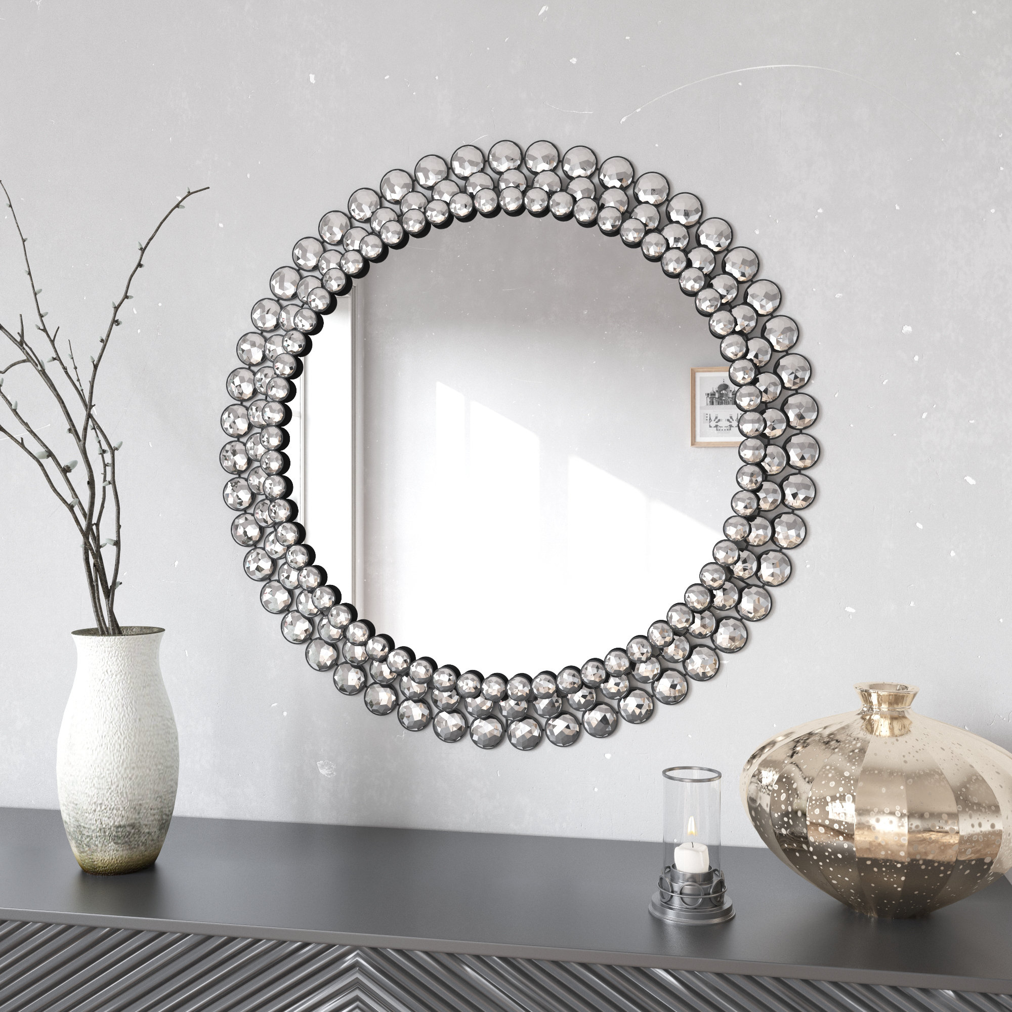 Mercer41 Chantal Acrylic Wall Mirror & Reviews | Wayfair