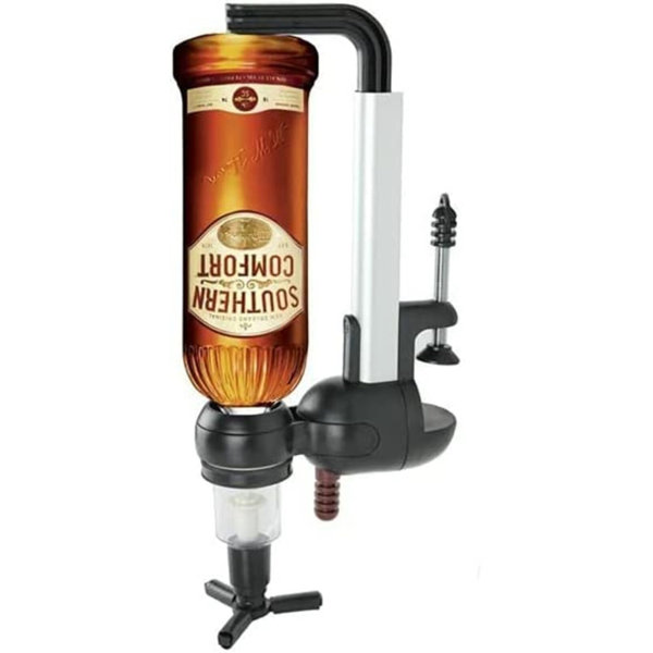 Prep & Savour Single Bar Butler Tot Shot Liquor Bottle Dispenser - Wall ...