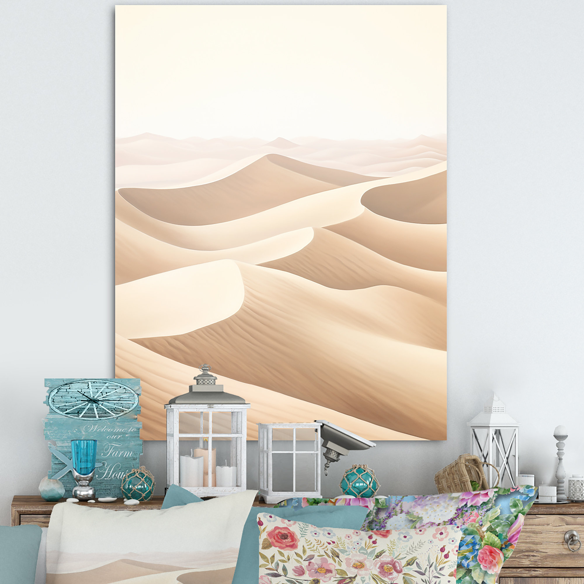 Design Art Desert Sands Of Slumber Dreams I - Landscape Canvas Art ...