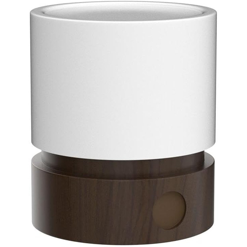 Ebern Designs Timer Night Light, Dimmable Led Bedside Lamp, Woodgrain ...