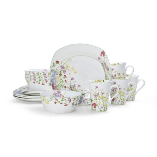 Country / Farmhouse Dinnerware Sets You'll Love | Wayfair
