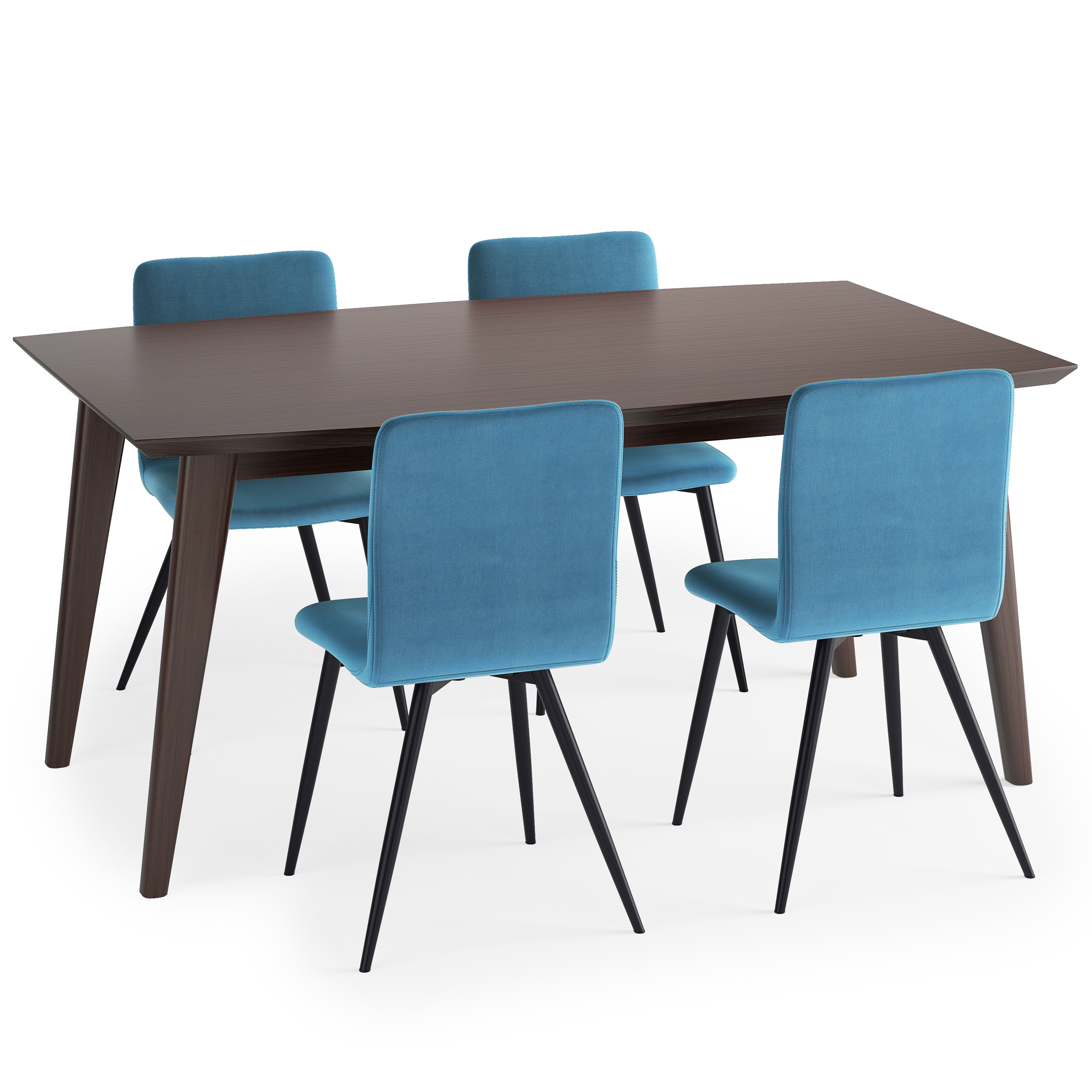 Simpli Home Baylor / Draper 5 Piece Dining Set | Wayfair