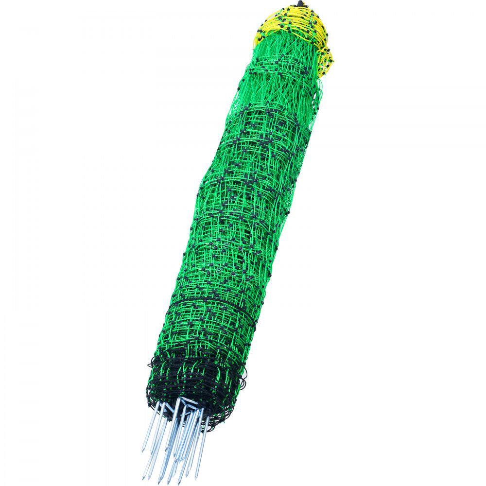 VEVOR Electric Fence Netting, 48" H x 100' L, PE Net Fencing Kit with ...