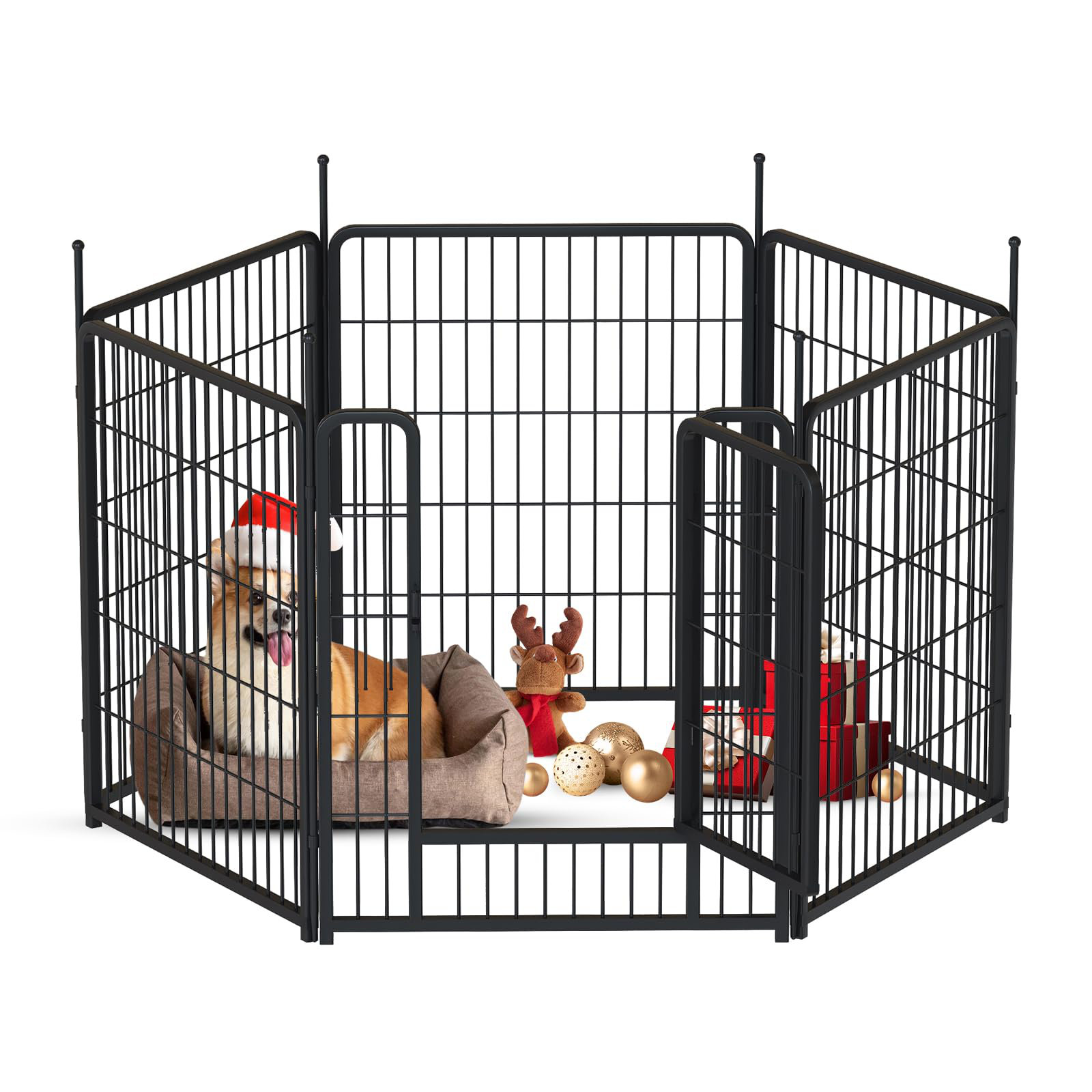 Stmoze 32'' 6-Panel Metal Dog Playpen | Wayfair
