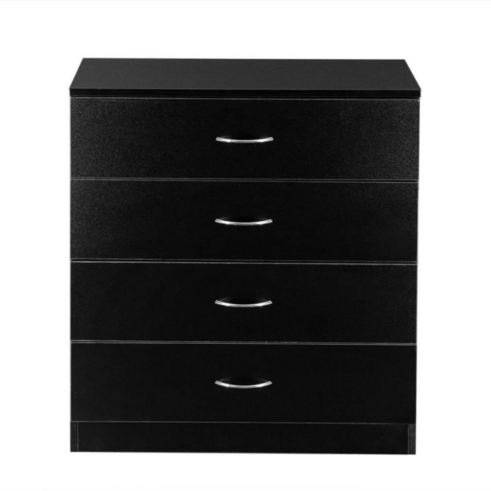 Latitude Run® 4 - Drawer Nightstand in Black | Wayfair