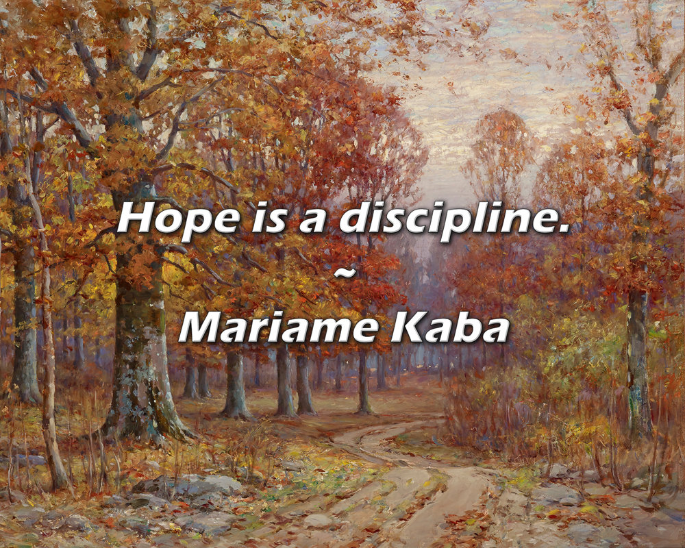 Trinx Mariame Kaba Quote: Hope is a discipline. | Wayfair