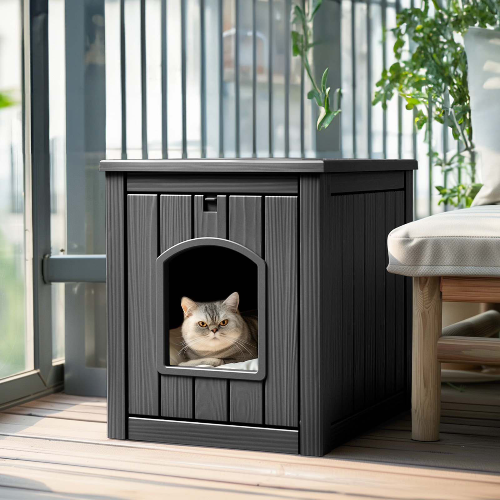 vbal Waterproof Outdoor Cat House & Reviews - Wayfair Canada