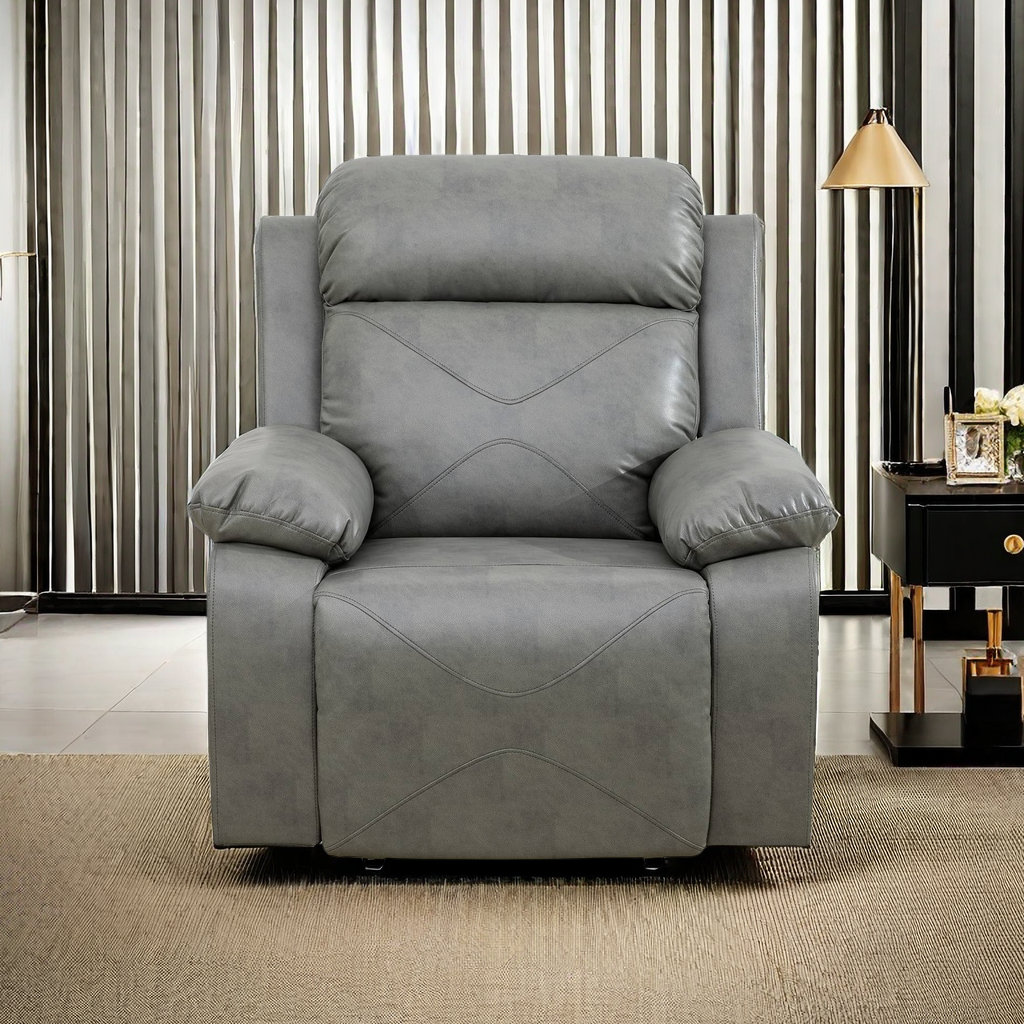 Latitude Run® Jefford Leather Recliner | Wayfair