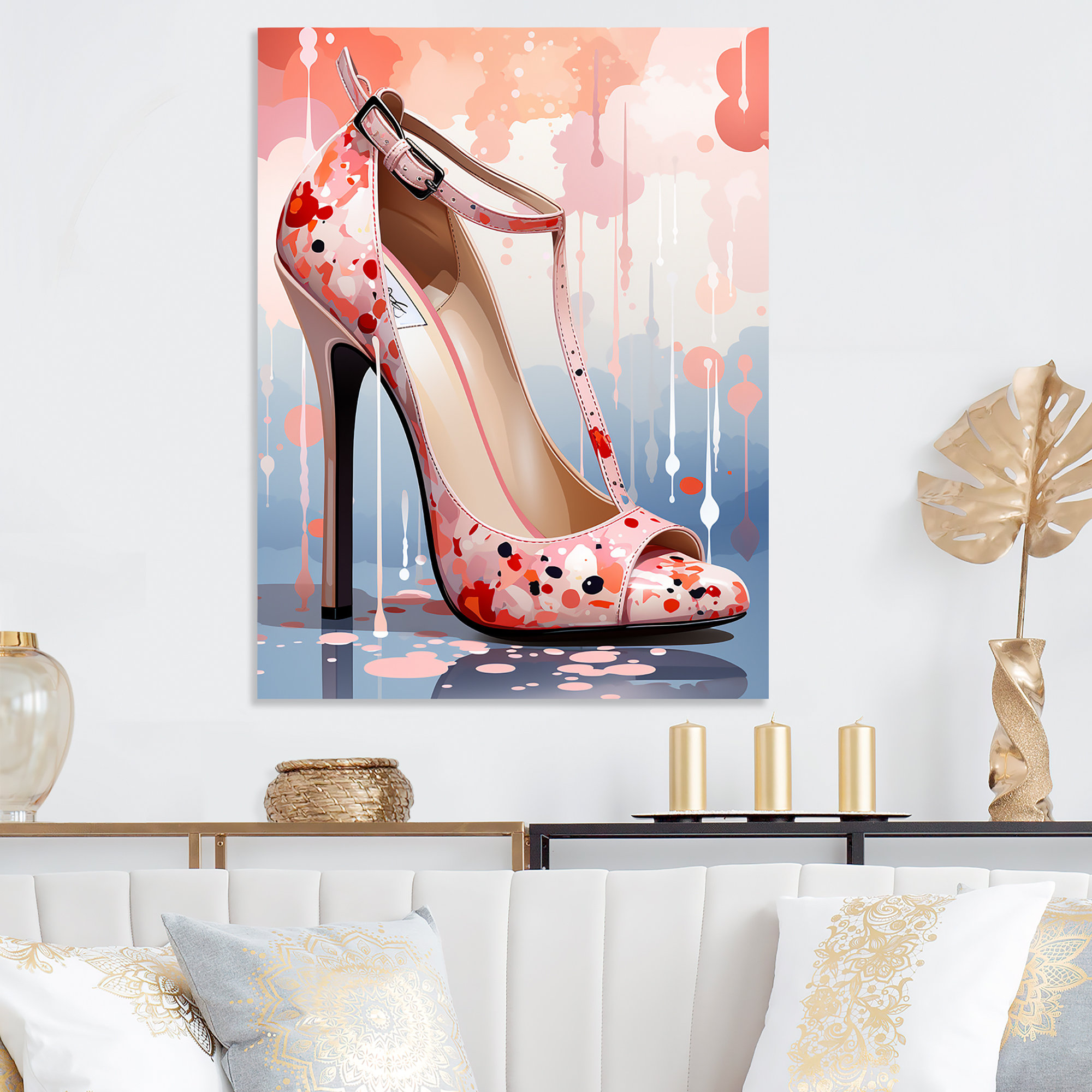 Mercer41 Mid Century Pink High Heels Elegance II - Fashion High Heels ...
