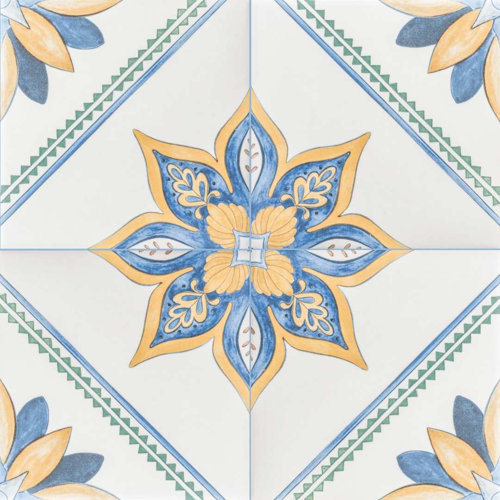Long Island Mosaics & Tile Monastery 8" x 8" Porcelain Patterned Wall ...