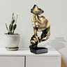 Ivy Bronx Thinker Statue, Silence Is Gold Abstract Art Figurine, Modern ...