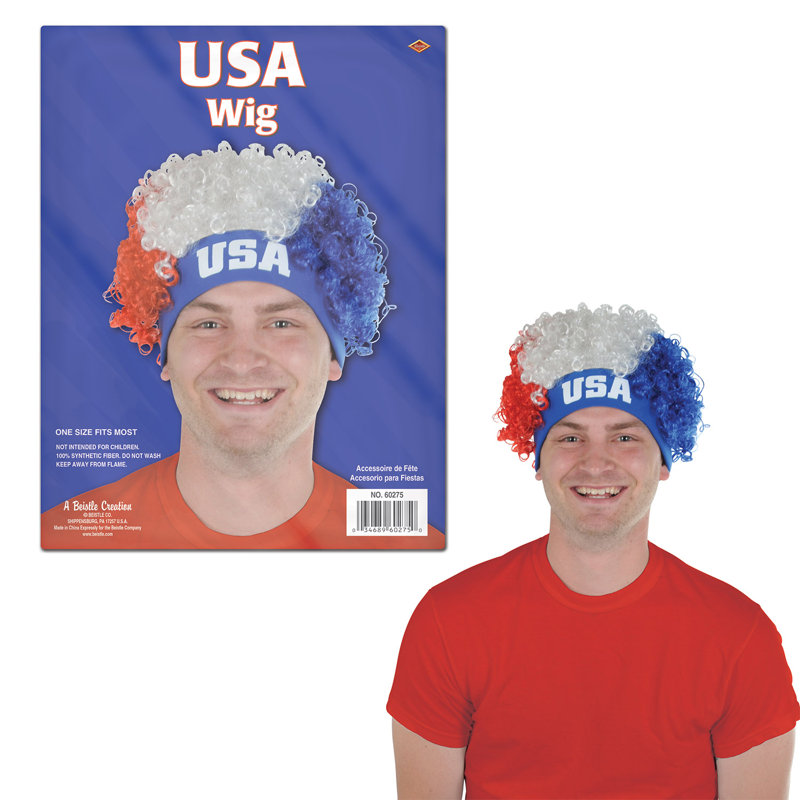 The Party Aisle™ USA Wig - 12 Pack - Wayfair Canada