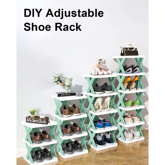 Latitude Run® 6 Pair Stackable Shoe Rack | Wayfair