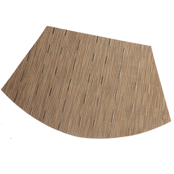 X－MAX FURNITURE Round Table Placemats Set Of 7 Woven Vinyl Wedge ...