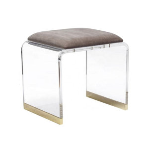 Everly Quinn Plastic Vanity Stool | Wayfair